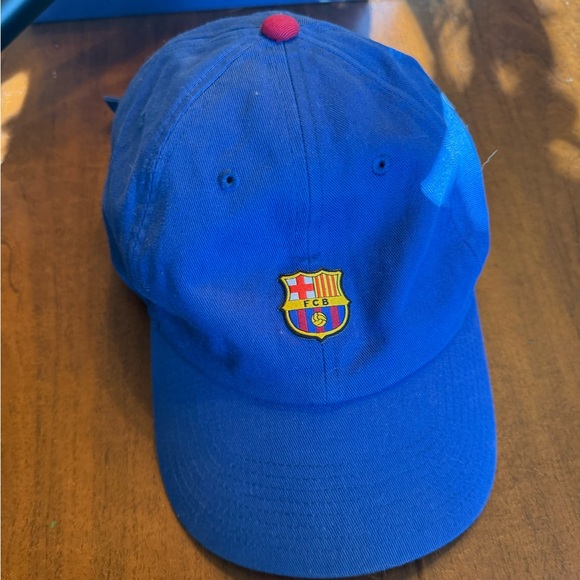Nike | Accessories | Nike Fc Barcelona Blue Cap | Poshmark